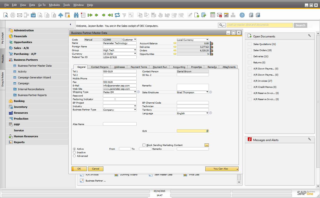 Microsoft Dynamics vs. SAP Business One